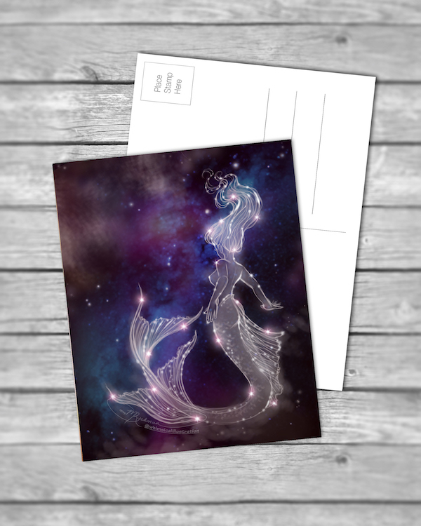 Mermaid_postcard – Whimsical Publishing & Illustration