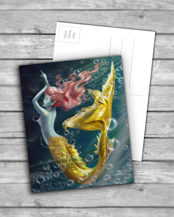 The Merrow_postcard – Whimsical Publishing & Illustration