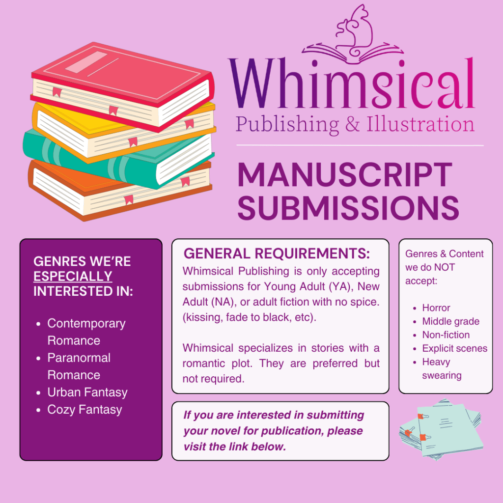 Manuscript Submissions – Whimsical Publishing & Illustration